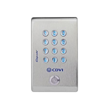 CDVI KCIEN-SBP Stainless steel keypad, 100 user codes